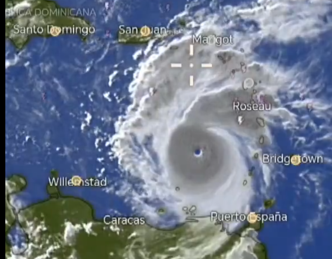 Huracán Beryl ya es categoría 5; es potencialmente catastrófico