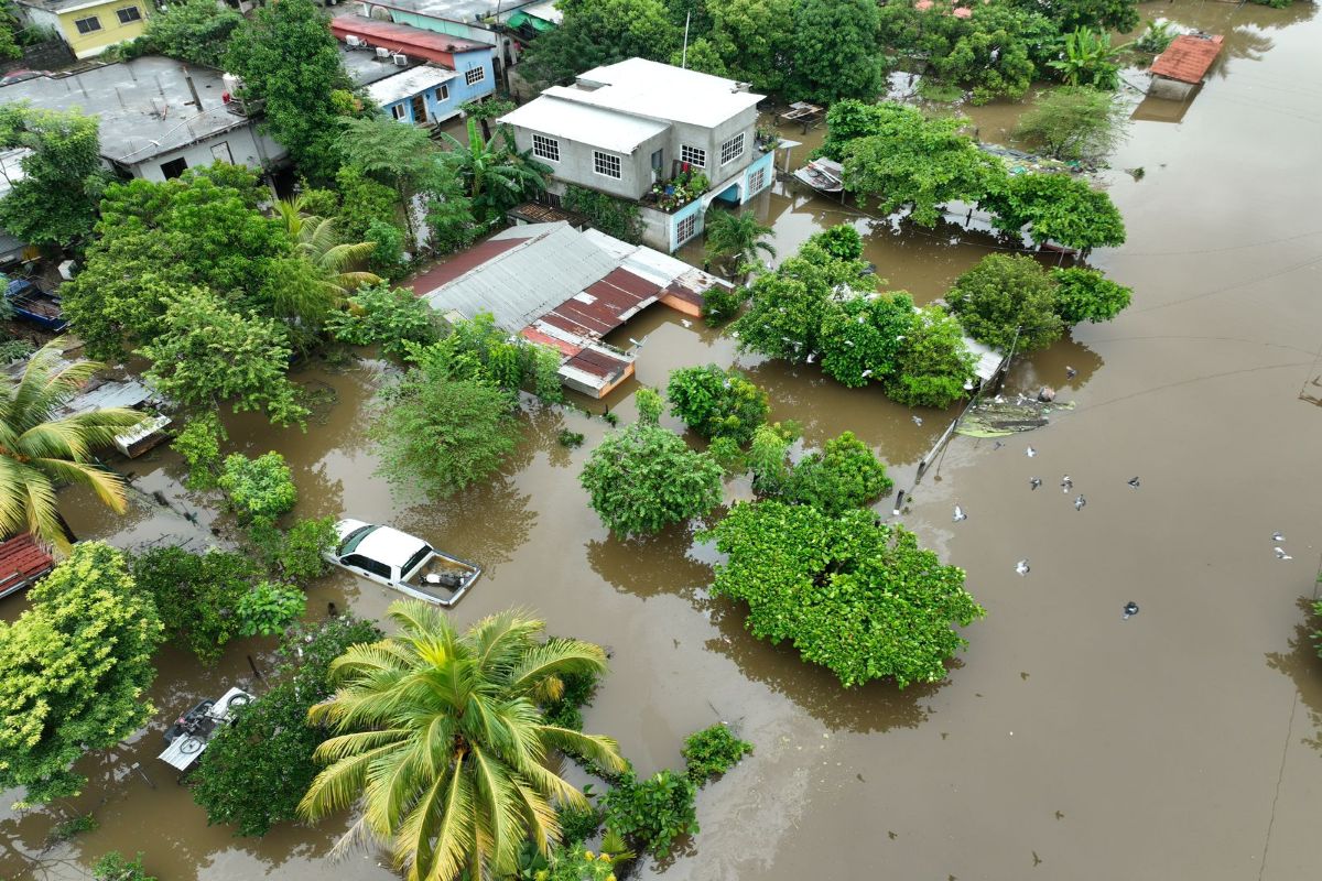 Veracruz: Las impactantes imágenes de la inundación por desbordamiento ...